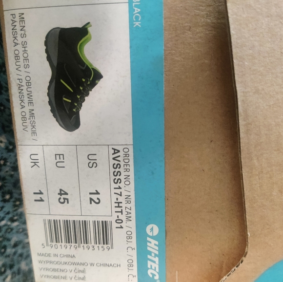 Hi-Tec | Shoes | Hitec Sarapo Hiking Shoes Black And Lime Green | Poshmark